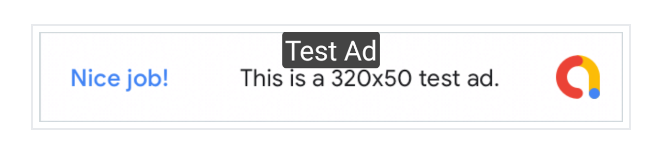 Flutter 안드로이드 에뮬레이터 Test Ad 사라짐